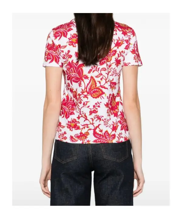 Etro Short-sleeve Floral Paisley T-shirt