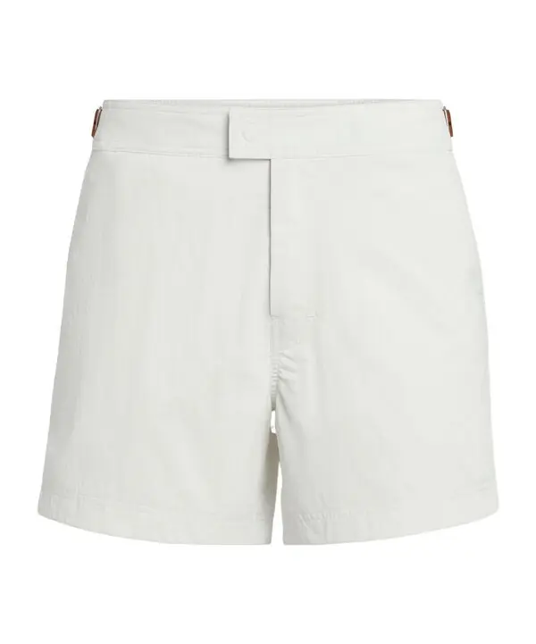 Zegna Branded Logo Swimming Shorts - White