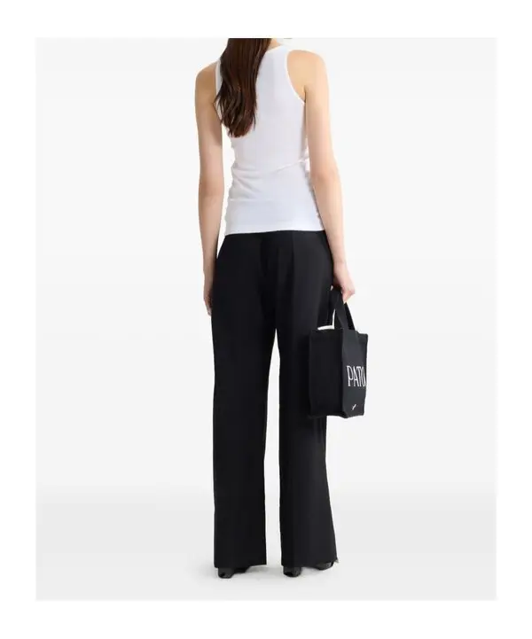 PATOU Logo Bow Tank Top - White