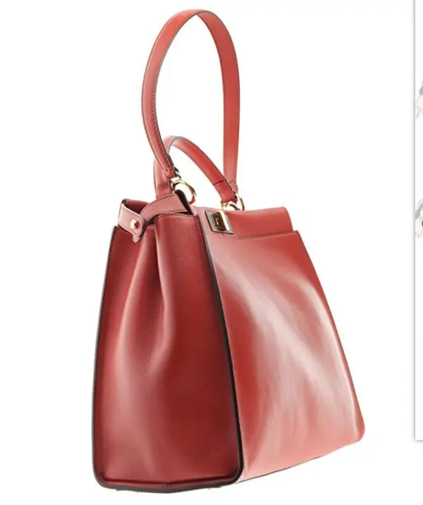 Fendi Top Handle Handbag - Red