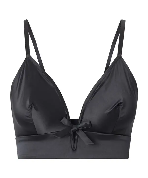 ERES Jean Bow-detail Triangle Bra - Black