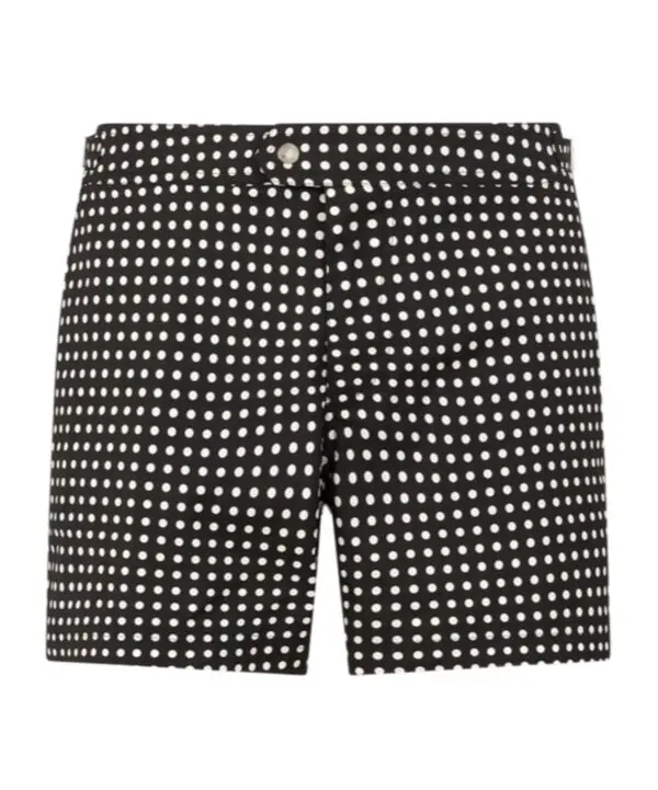TOM FORD Polka Dot Swim Shorts - Black