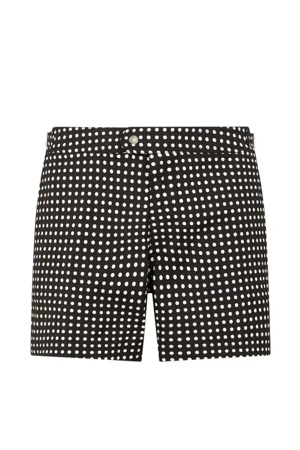 TOM FORD Polka Dot Swim Shorts - Black