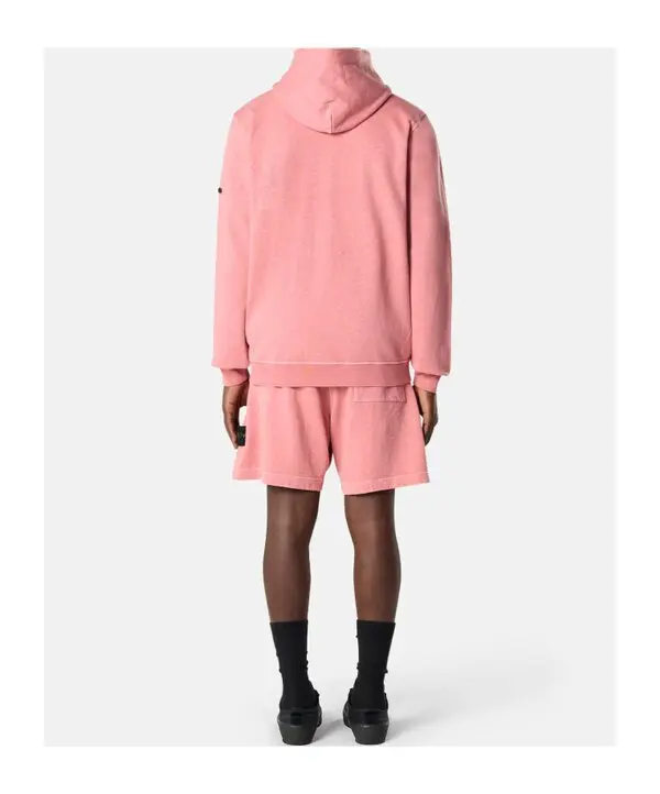 Stone Island Logo Patch Old Effect Shorts - Oleander