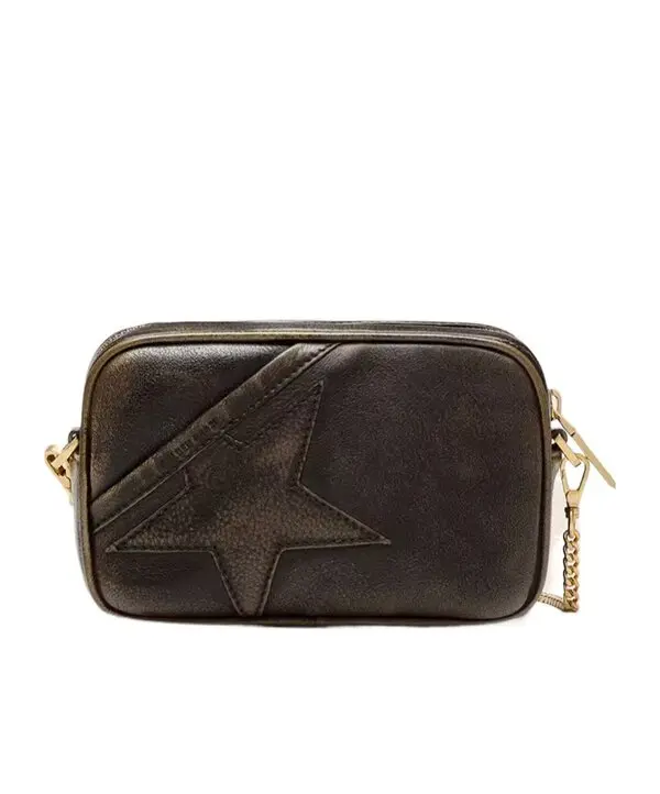 GOLDEN GOOSE Mini Star Camera Bag - Dark Brown