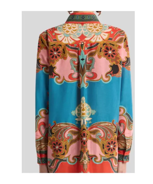 Etro Long-sleeved Printed Shirt - Multicolor