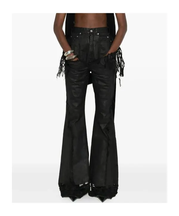 Rick Owens Frayed Jeans