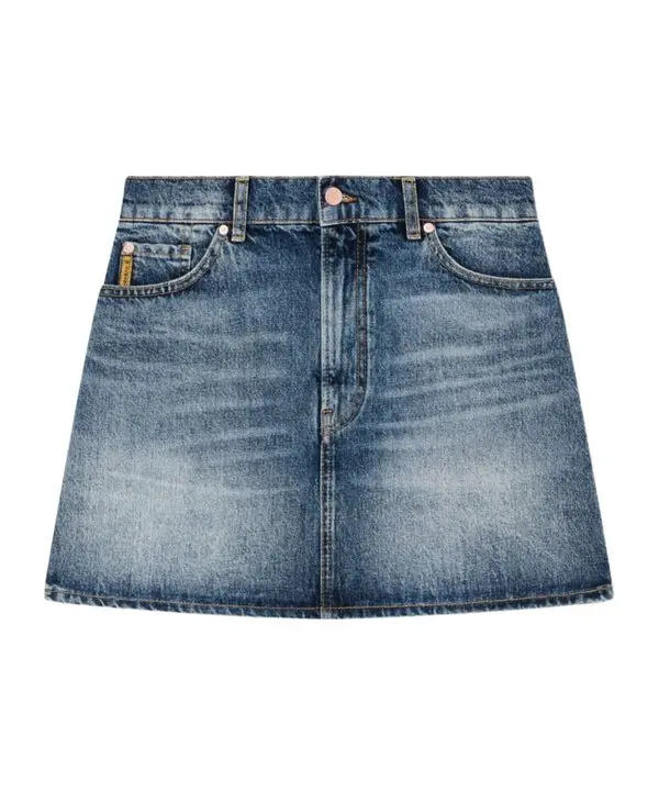 Emporio Armani Five-pocket Denim Miniskirt
