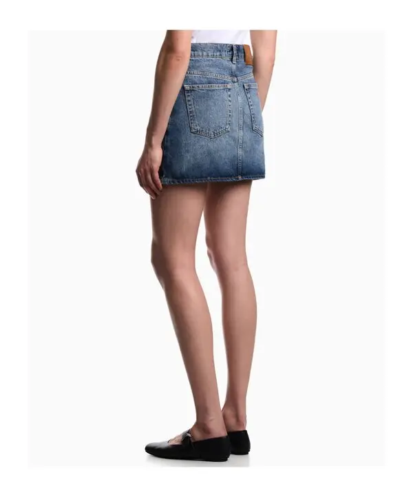 Emporio Armani Five-pocket Denim Miniskirt