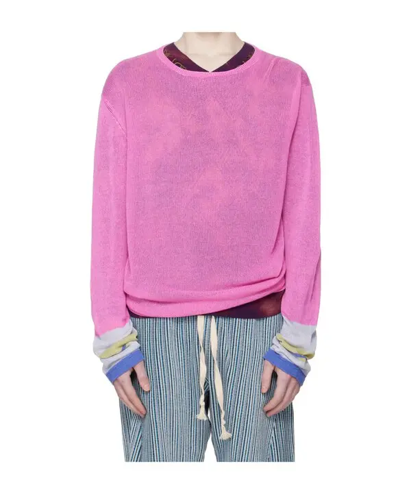 EDWARD CUMING Crew Neck Knit Sweater