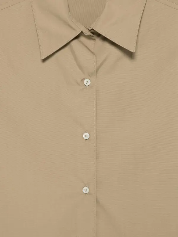 Aspesi Cropped Button-up Shirt - Nude