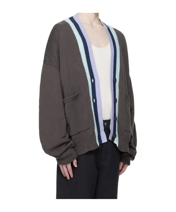 EDWARD CUMING Heart Throb Long Sleeve Knit Cardigan