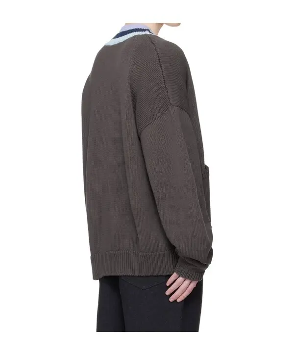 EDWARD CUMING Heart Throb Long Sleeve Knit Cardigan