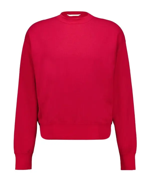 Auralee Crew Neck Sweatshirt - Red