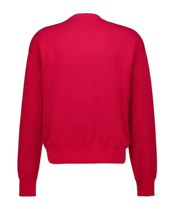 Auralee Crew Neck Sweatshirt - Red