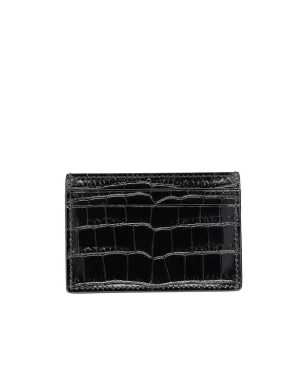 TOM FORD Logo Card Holder - Black