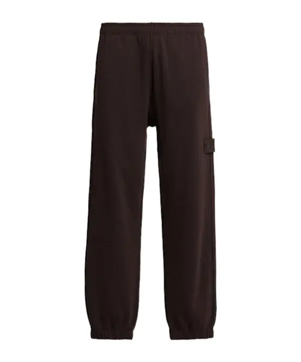 Stone Island Wool Cotton Sweatpants - Black