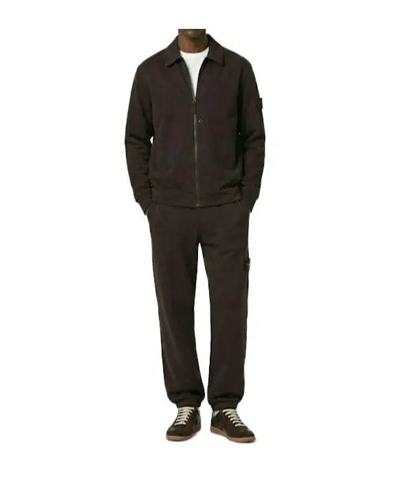 Stone Island Wool Cotton Sweatpants - Black