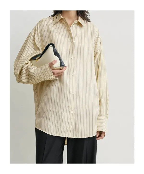 TOTEME Oversized Striped Shirt