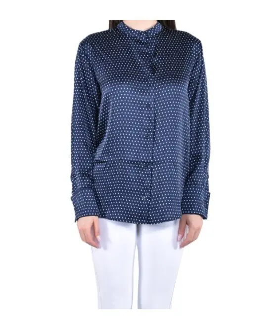 Michael Kors Polka Dot Print Satin Shirt
