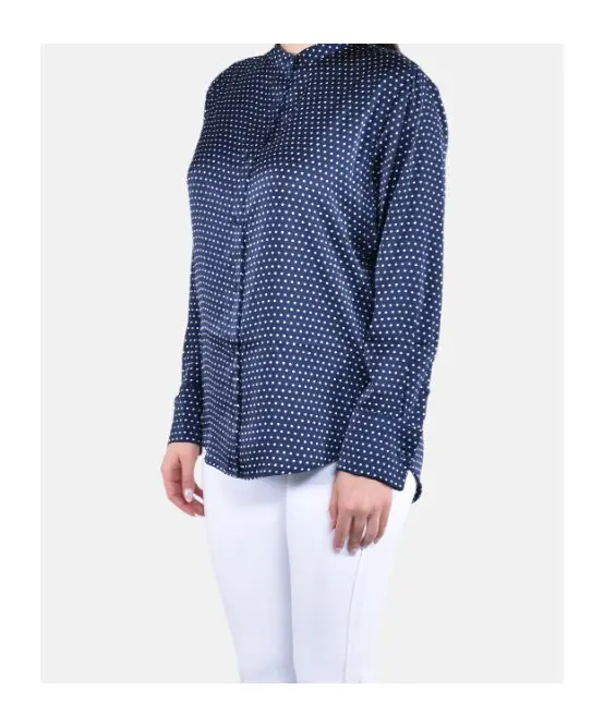 Michael Kors Polka Dot Print Satin Shirt