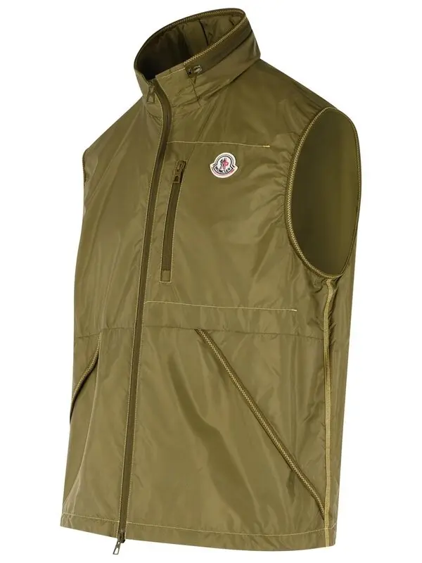 Moncler Hooded Zip Vest - No