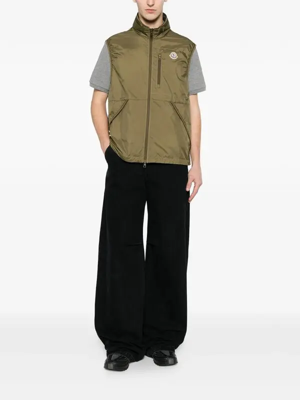 Moncler Hooded Zip Vest - No