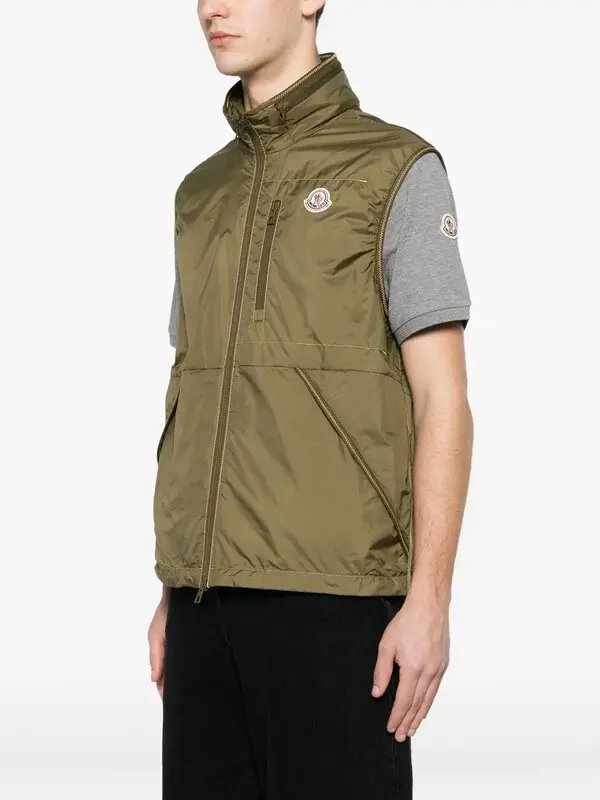 Moncler Hooded Zip Vest - No