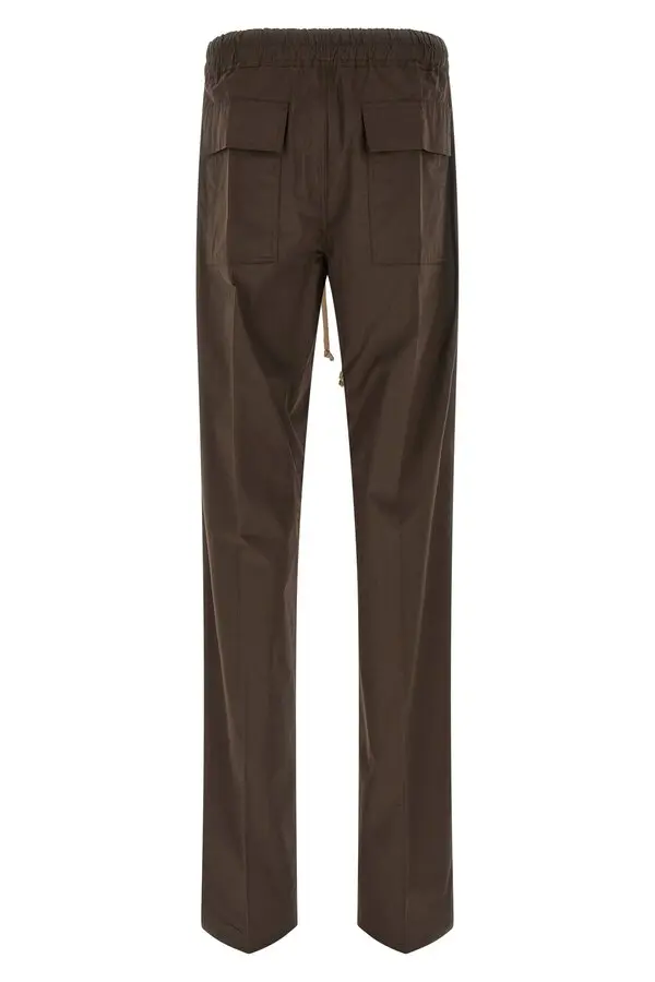 Rick Owens Dietrich Drawstring Trousers - Brown