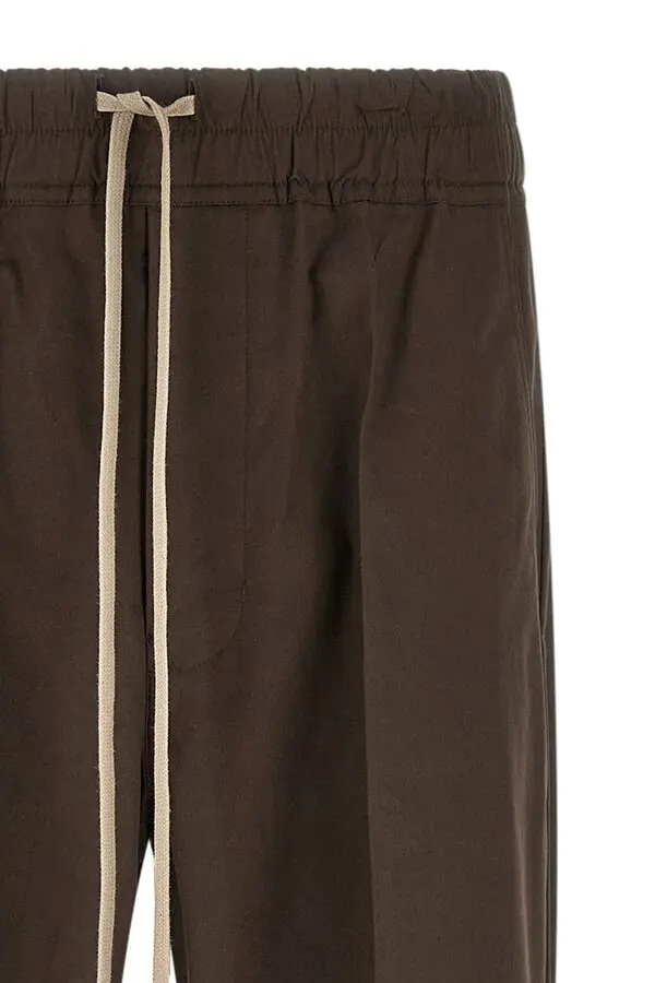 Rick Owens Dietrich Drawstring Trousers - Brown