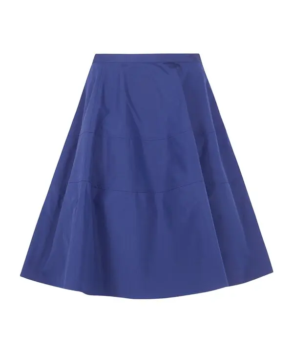 Aspesi Tiered Midi Skirt With Side Pockets