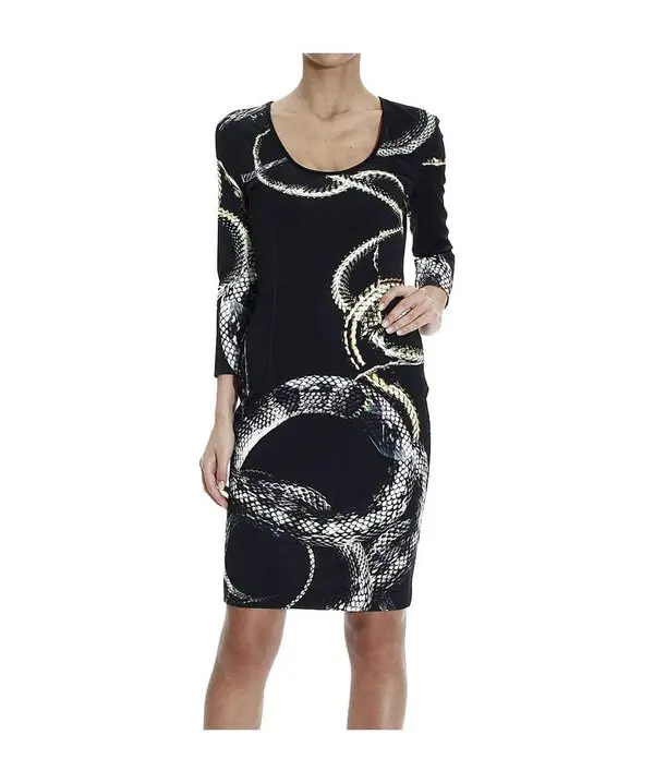 Just Cavalli Printed Snake Pattern Dress