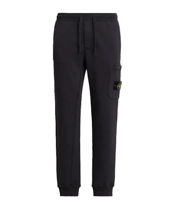 Stone Island Cotton Sweatpants - Black