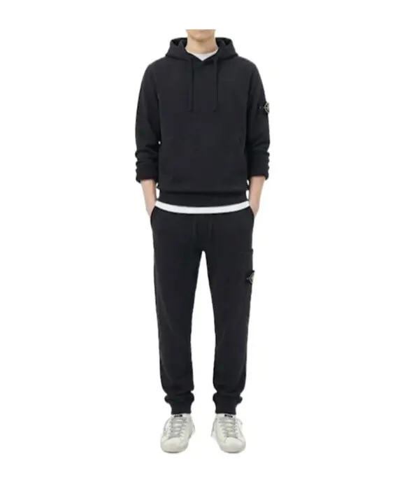 Stone Island Cotton Sweatpants - Black