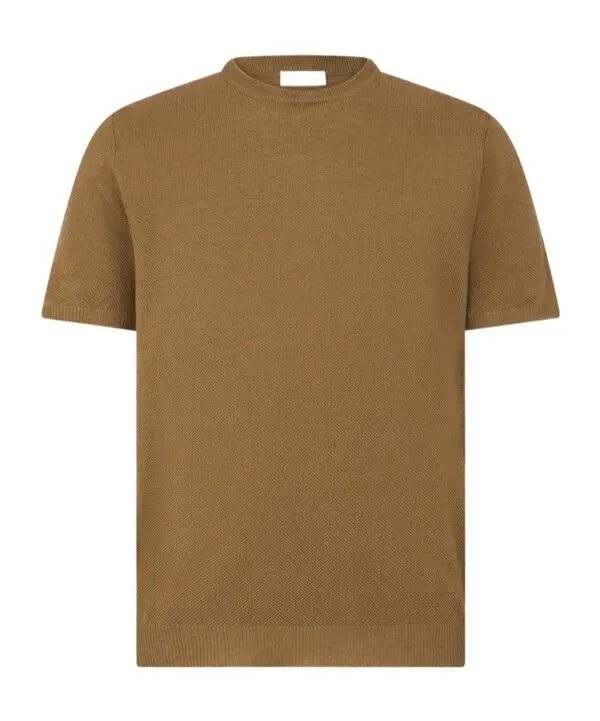 ROBERTO COLLINA Textured Knit T-shirt