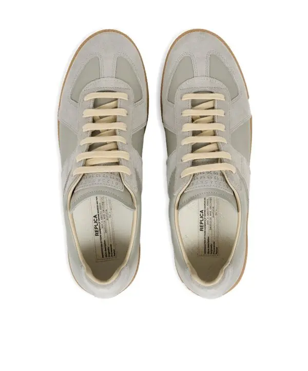 MAISON MARGIELA Replica Lace-up Low-top Sneakers - Gray