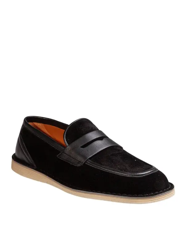 Dolce & Gabbana Split Calfskin Loafers - Black
