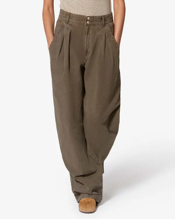 Isabel Marant Étoile Nadine Pleated Trousers