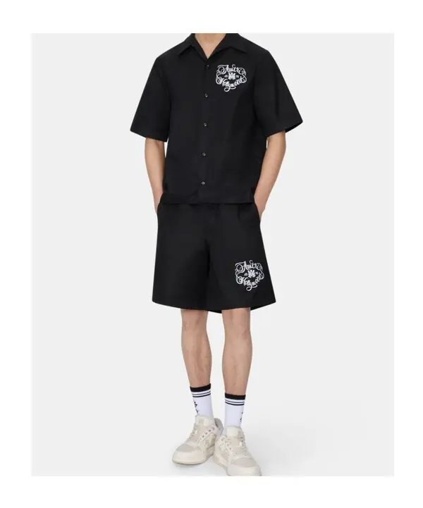 Amiri Elasticated Waist Shorts With Logo Detail
