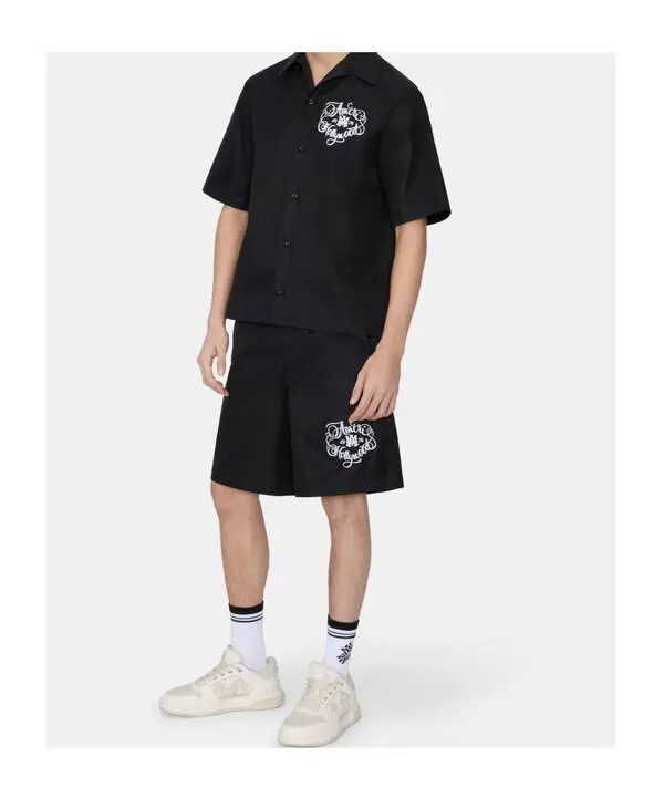 Amiri Elasticated Waist Shorts With Logo Detail