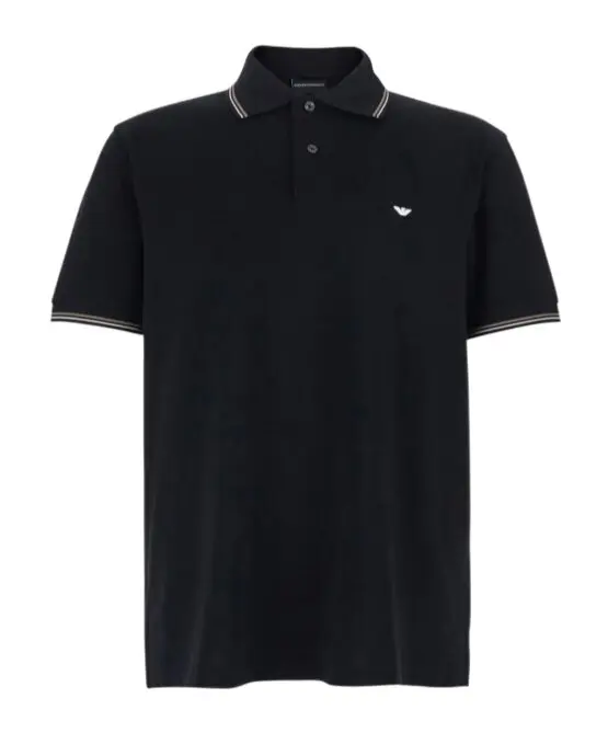 Emporio Armani Micro Eagle Slim Polo Shirt