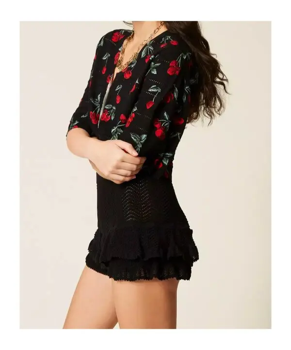 TWINSET Knitted Ruffled Shorts - No