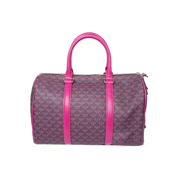 Emporio Armani Logo Printed Top Handle Handbag