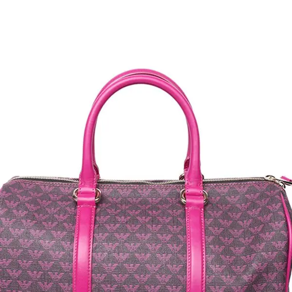 Emporio Armani Logo Printed Top Handle Handbag