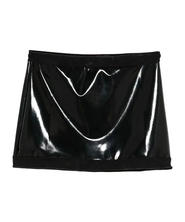 Oseree Mini Skirt - Black