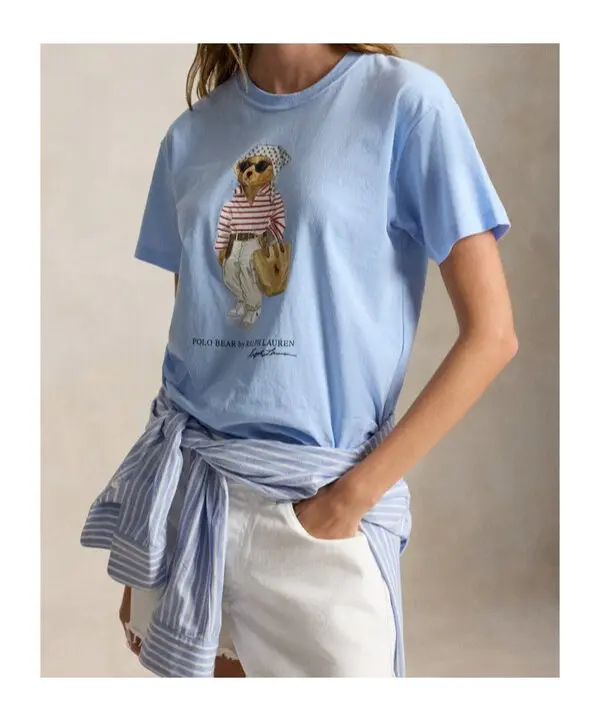 Polo Ralph Lauren Polo Bear Jersey T-shirt - Blue