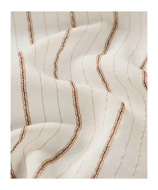 FRAME Striped Long-sleeved Shirt With Tie Detail