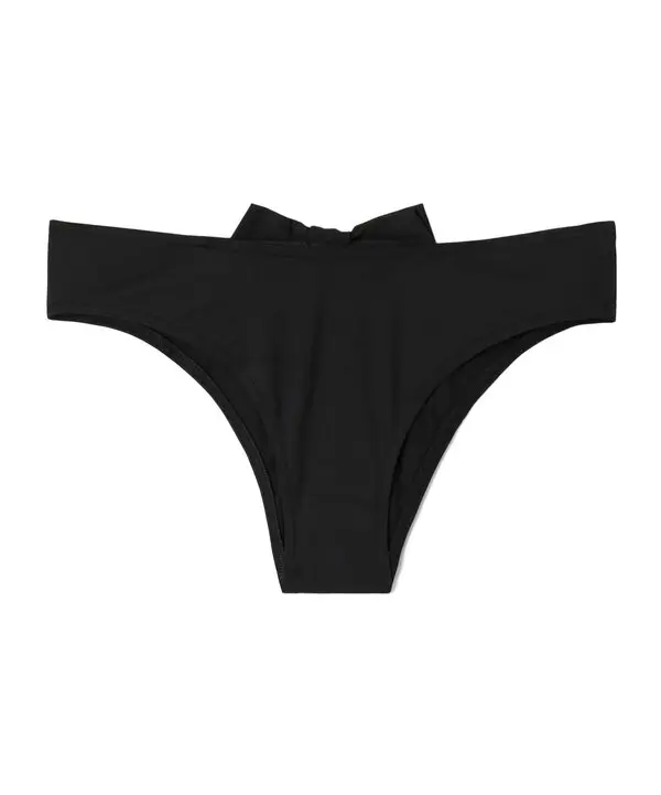ERES Organza Bow-detail High-cut Briefs - Black