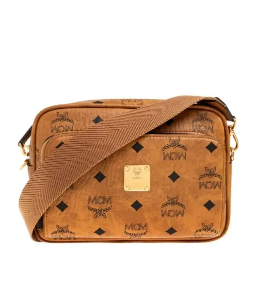 Mcm Aren Mini Shoulder Bag - Brown