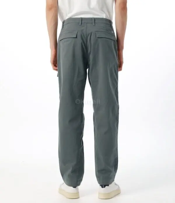 C.P. COMPANY Stretch Sateen Loose Fit Cargo Pants - Black